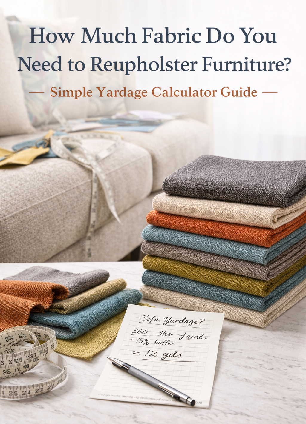 How Much Fabric Do You Need to Reupholster Furniture? Guide